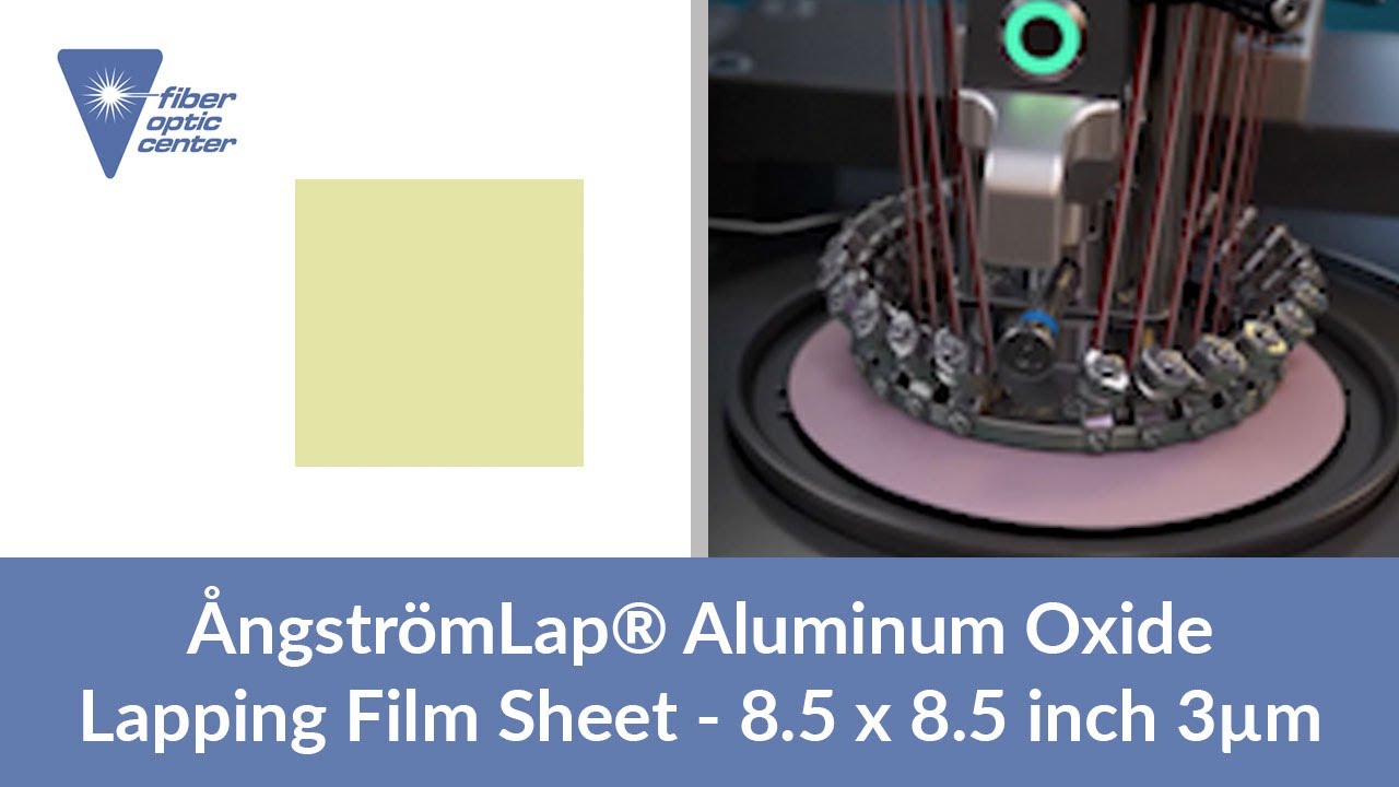 ÅngströmLap® Aluminum Oxide Lapping Film Sheet- 8.5 x 8.5 inch 3µm ...
