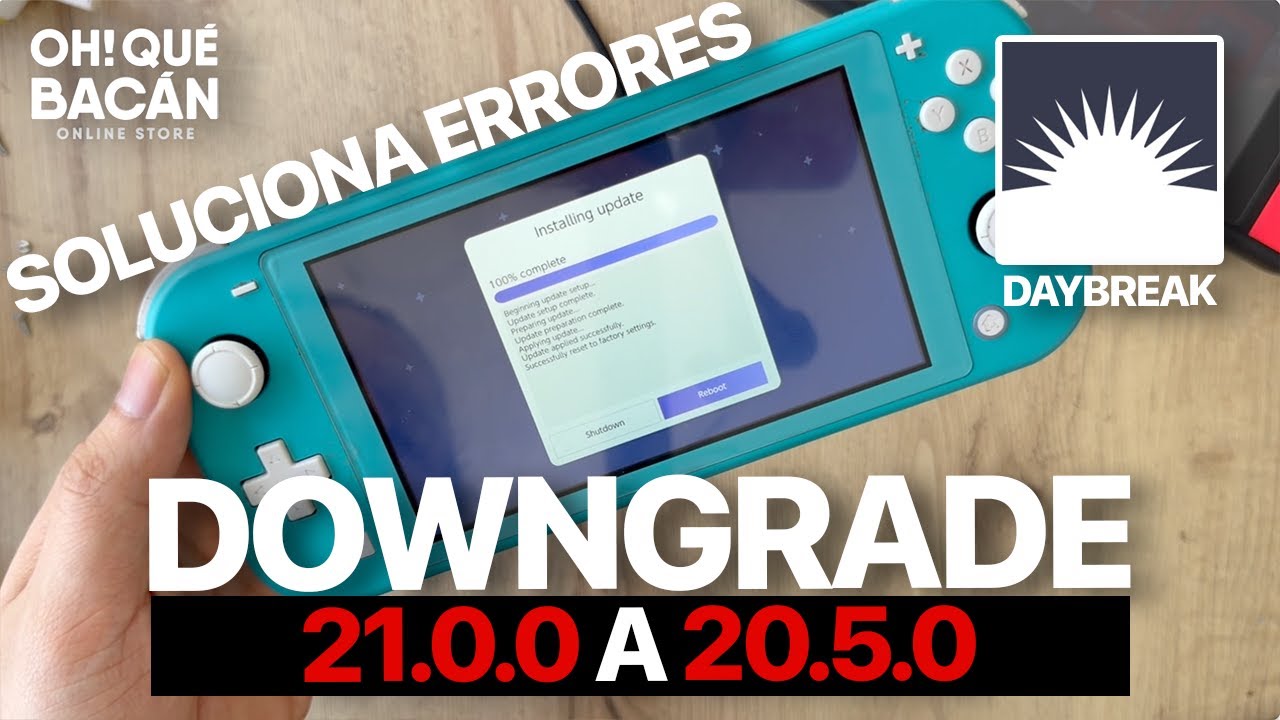 ATMOSPHERE 2.0 | GUIA PARA DOWNGRADE 21.0 A 20.5 | Unknown PKG1 Version | HOS Version Not ...