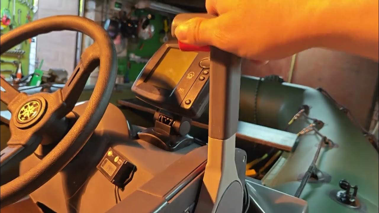 рулевое управление для лодки ПВХ - YouTube