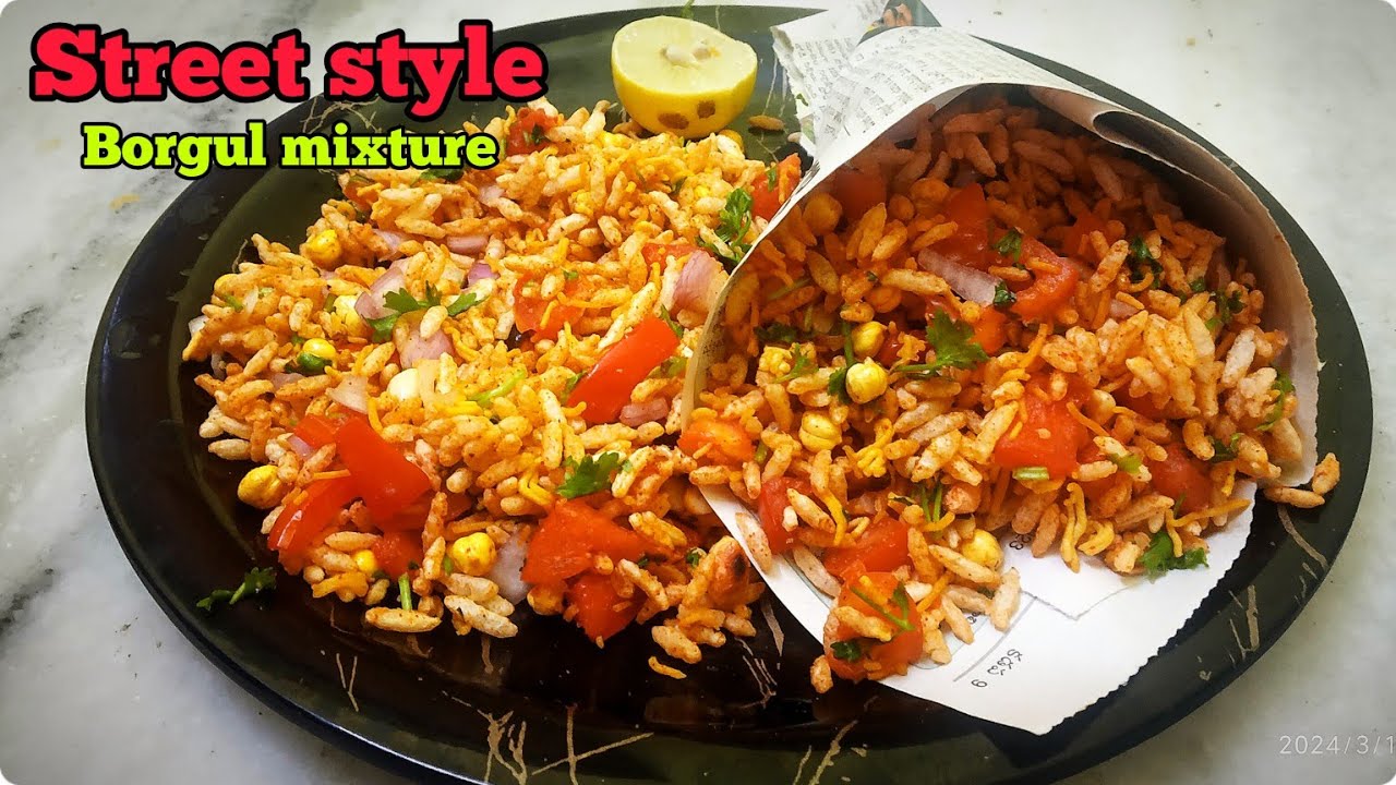 పిల్లలు స్కూల్ కాలేజ్ దెగ్గర తీనే ముంత మసాలా ఇలా చేయండి | borgul ...