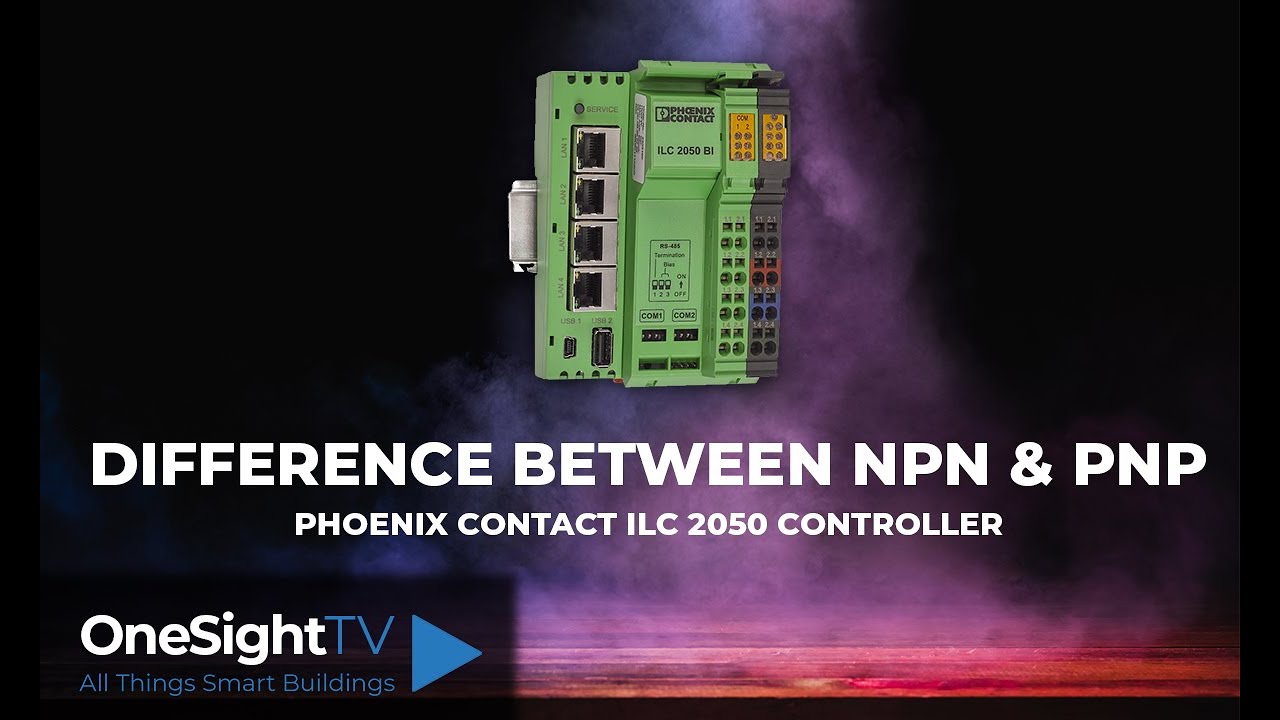 ILC 2050 BI Controller- The difference between NPN and PNP - YouTube