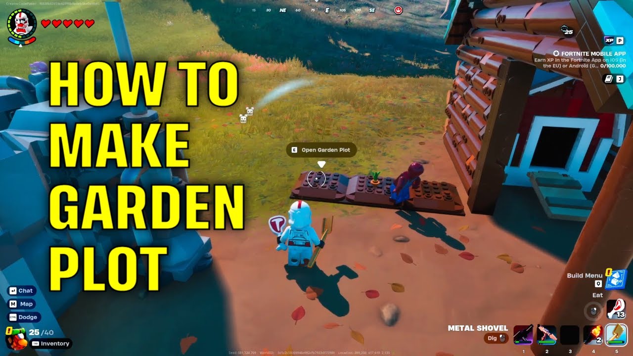 How to Make a Garden/Farm Plot in Lego Fortnite Odyssey Quick Guide ...