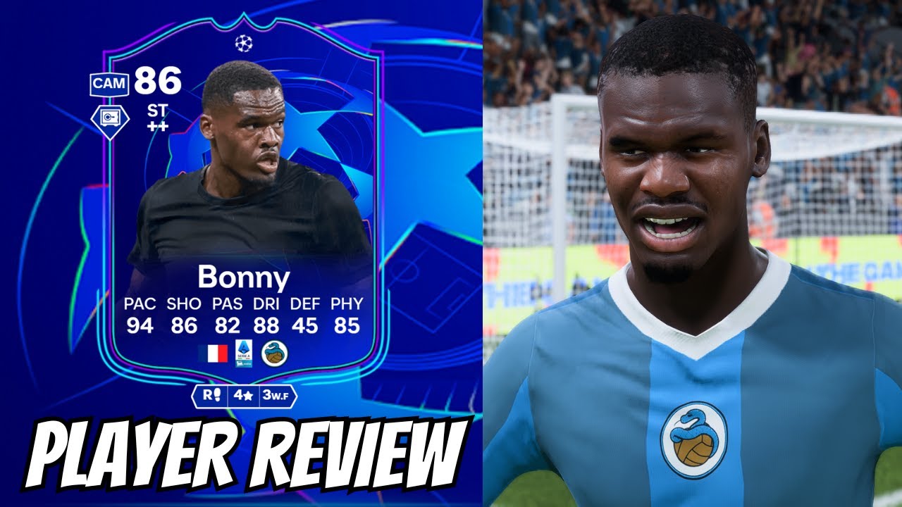 BEAST ST!🤩 86 UCL PRIMETIME Bonny PLAYER REVIEW EA FC 26 - YouTube