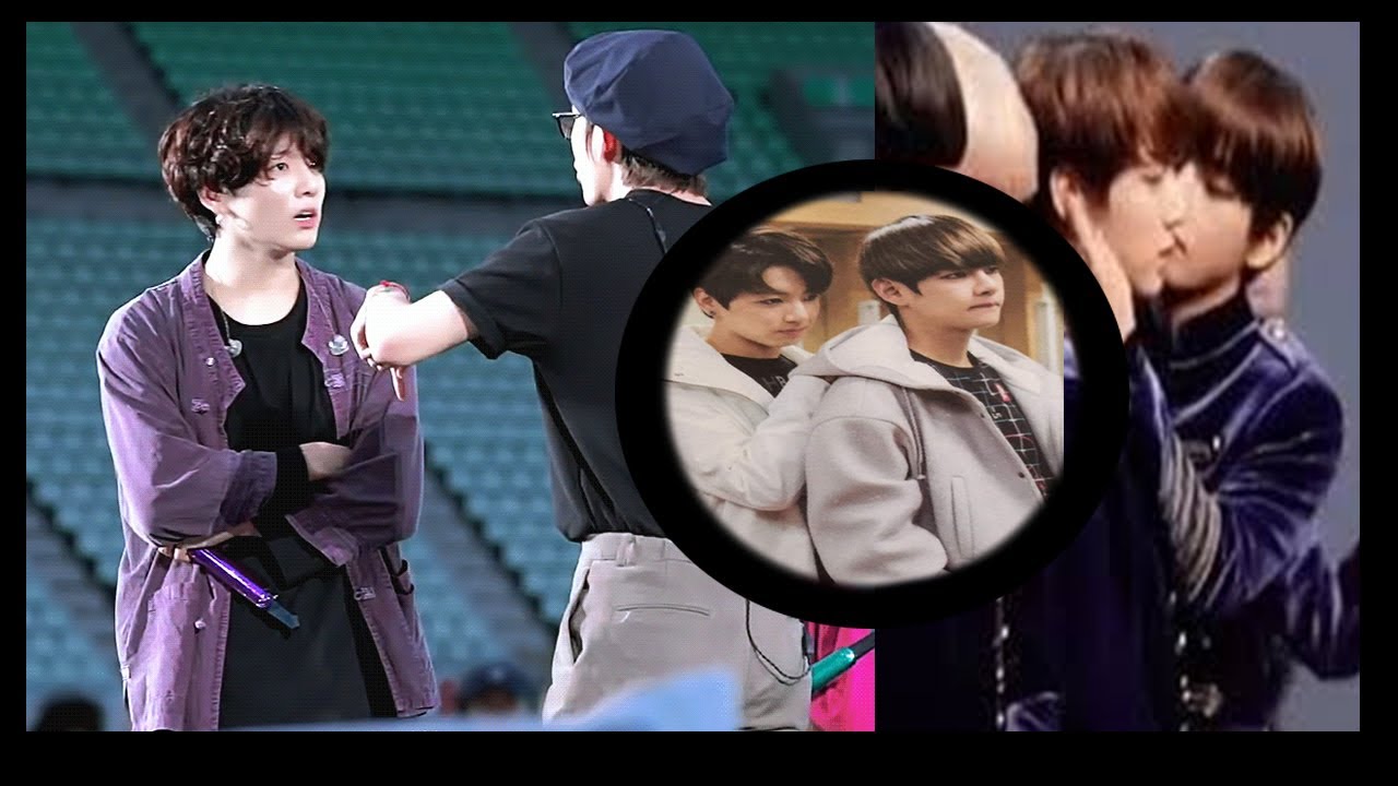 How Taehyung and Jungkook playfully fight or bicker (Taekook ...