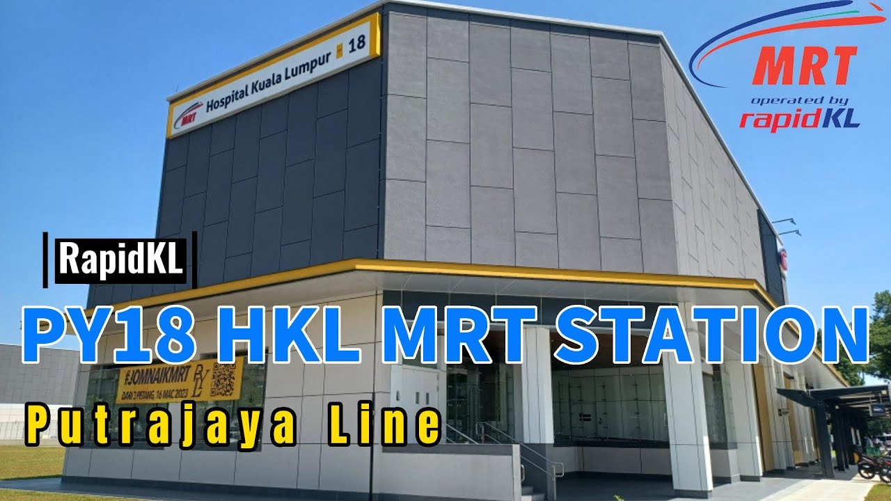 MRT Putrajaya Line, PY18 HKL MRT Station - YouTube
