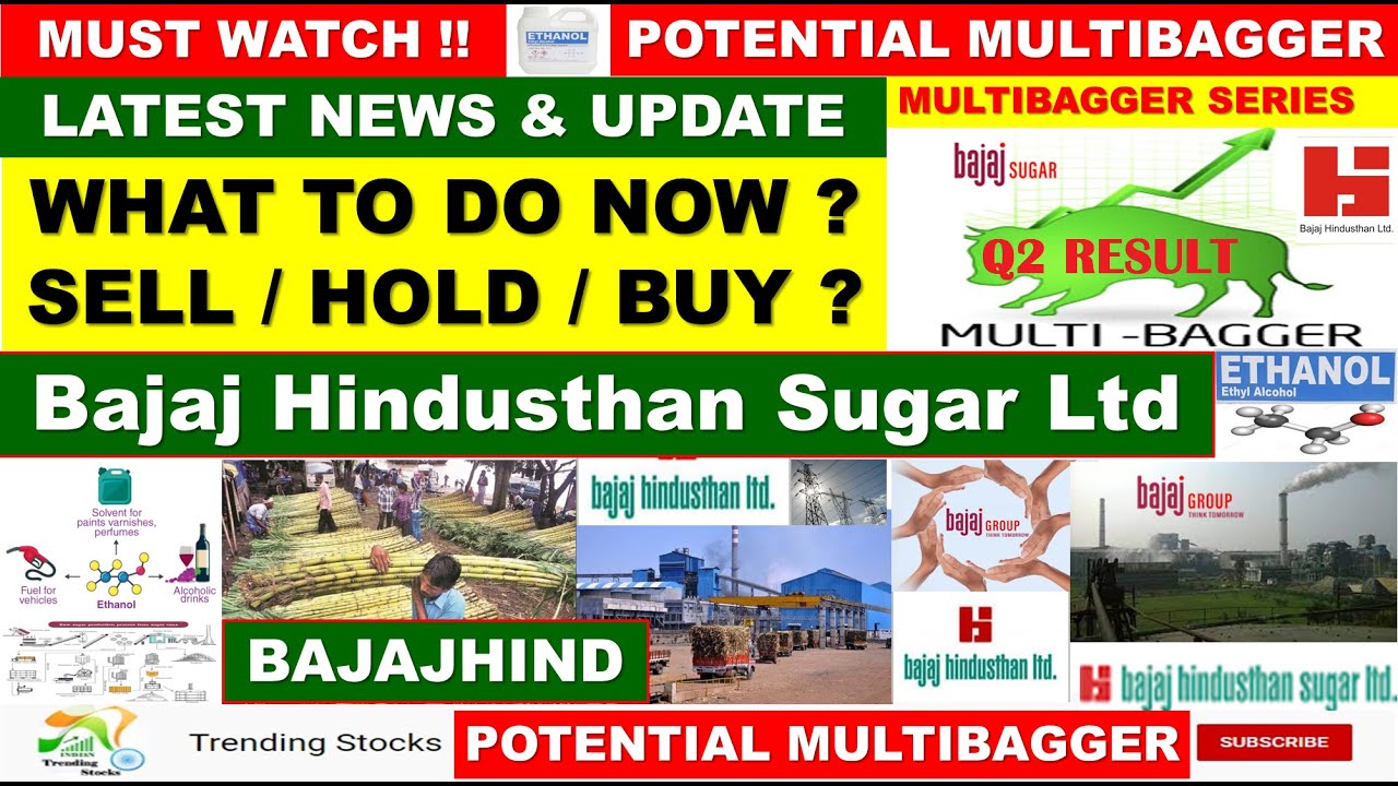 Bajaj Hindusthan sugar Ltd news today|ETHANOL|Bajaj Hind Sugar ...