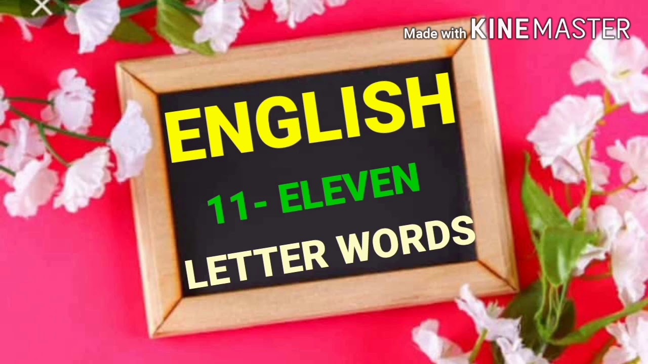 Building Vocabulary || Eleven Letter Words In English - YouTube