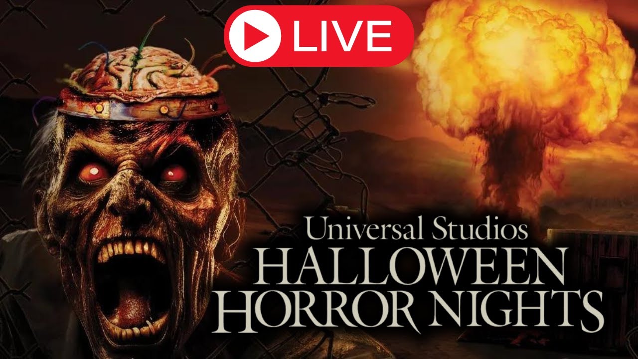 🔴 LIVE Halloween Horror Nights Hollywood - Opening Night - YouTube