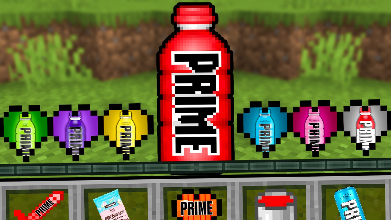Minecraft, But there’s PRIME Hearts… - YouTube