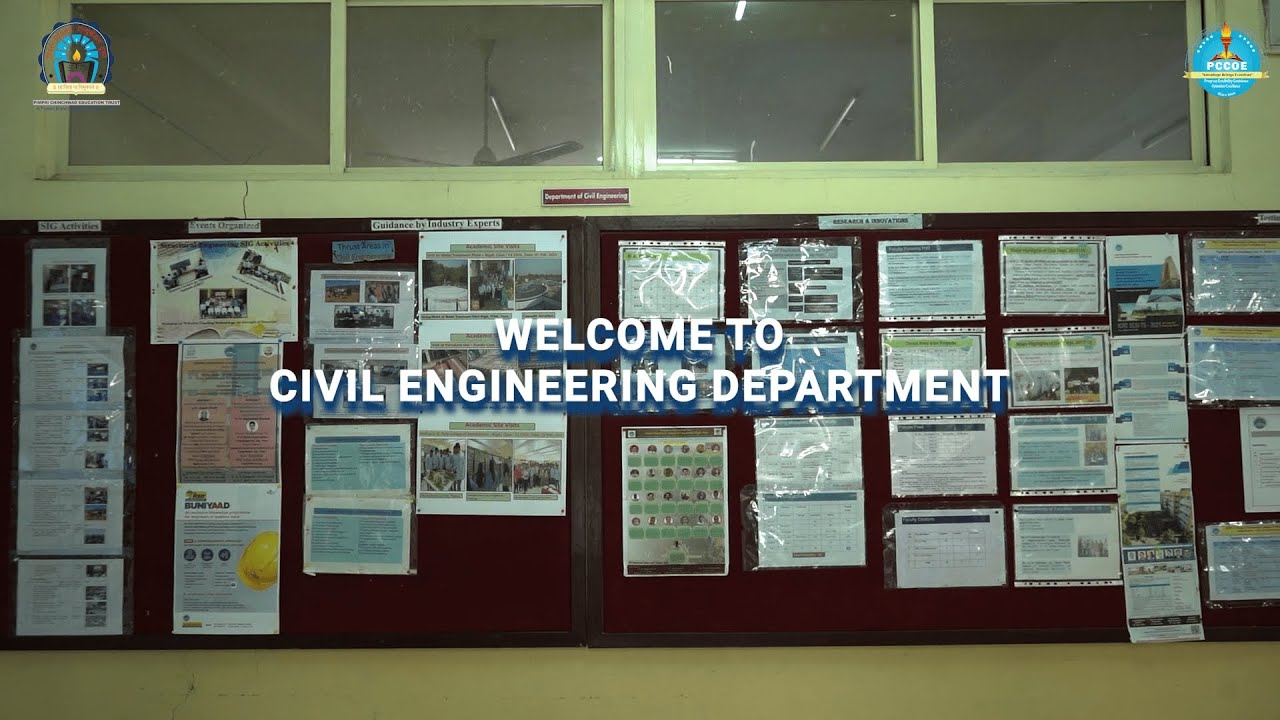 Civil Engineering Department Virtual Tour | PCET's PCCOE Pune - YouTube