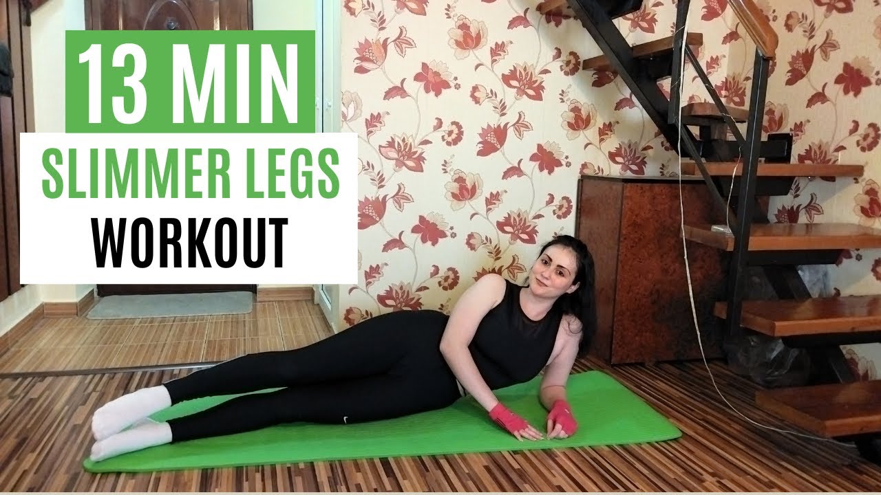 13 MIN SLIM LEGS WORKOUT - for lean & toned legs | No Jumping & No ...