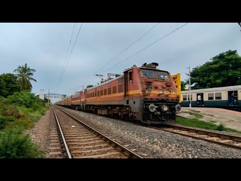 [ 6 in 1 ] High Speed Actions at Korattur | P4 + LHB Combo ️ + Humsafar ...