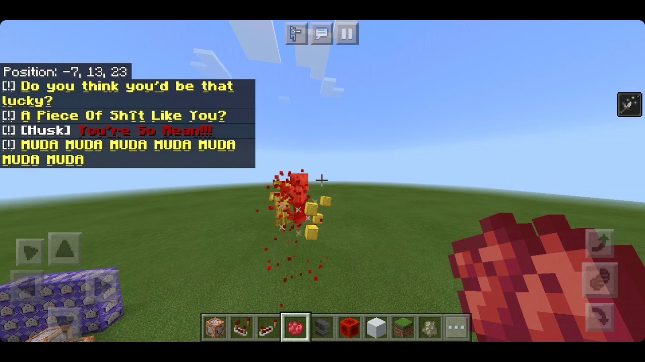 7 Page Of Muda Mcpe command blocks showcase (jjba) - YouTube