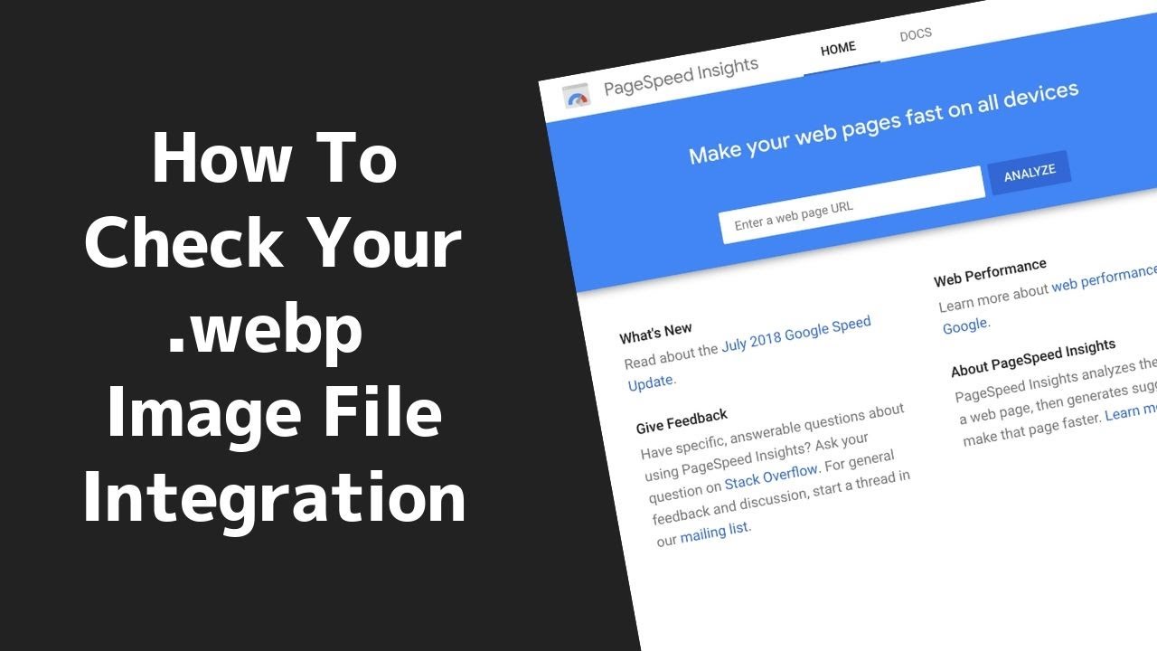 How To Check For Next-Gen Image File Formats - YouTube