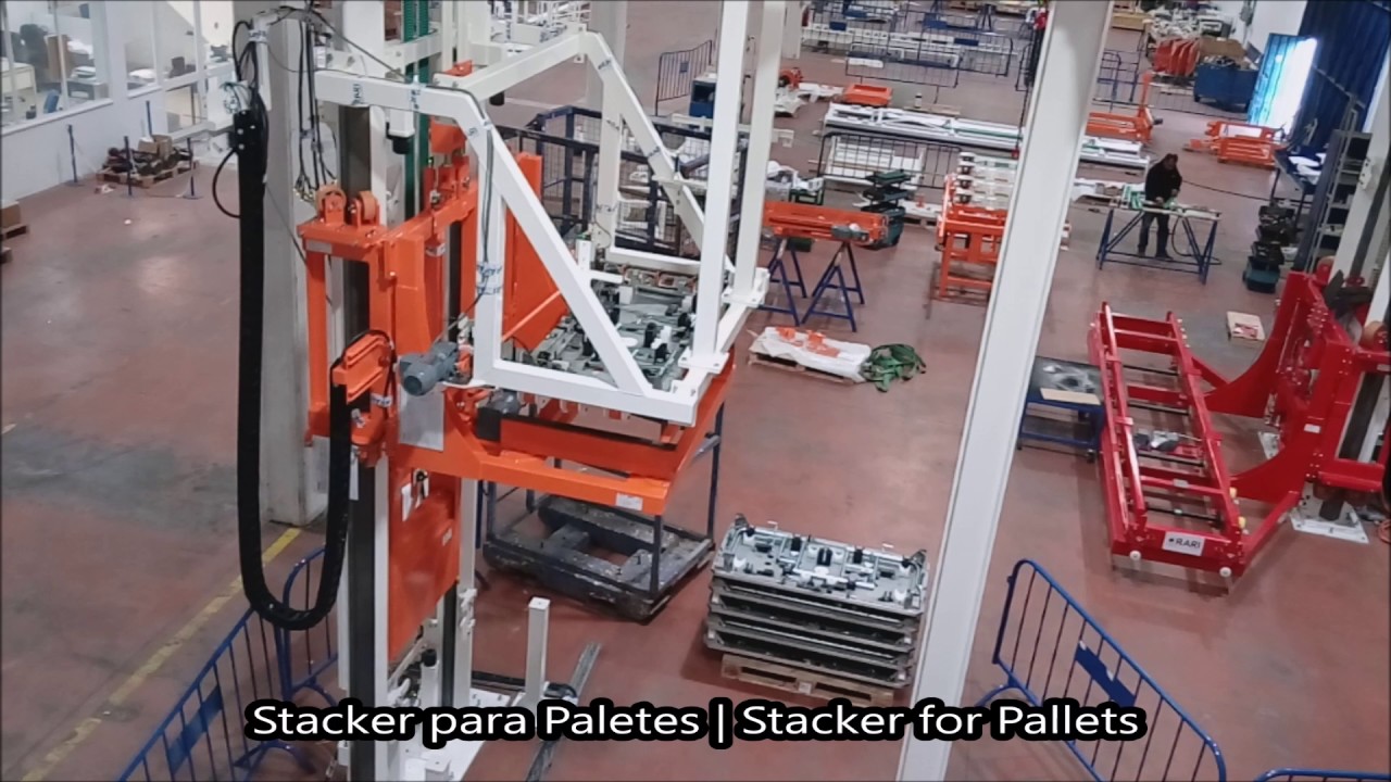 Stacker para Paletes | Stacker for Pallets - YouTube