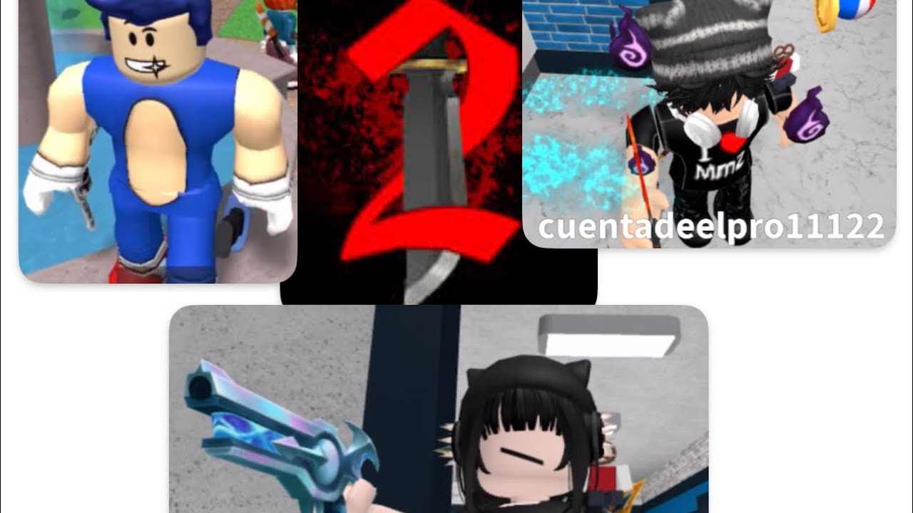 Sonic plays Mm2 w/ Angela & Cuenta - YouTube