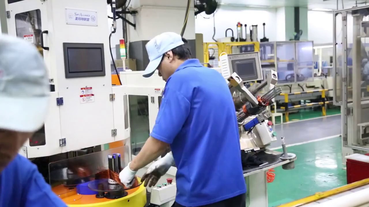 Full Automatic Compressor Motor Stator Production Assembly Line With ...