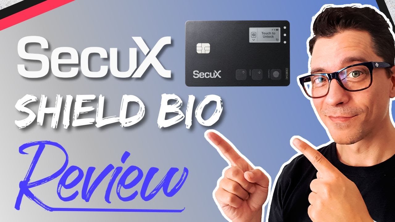 Card-Size Cold Wallet: SecuX Shield Bio Review - YouTube