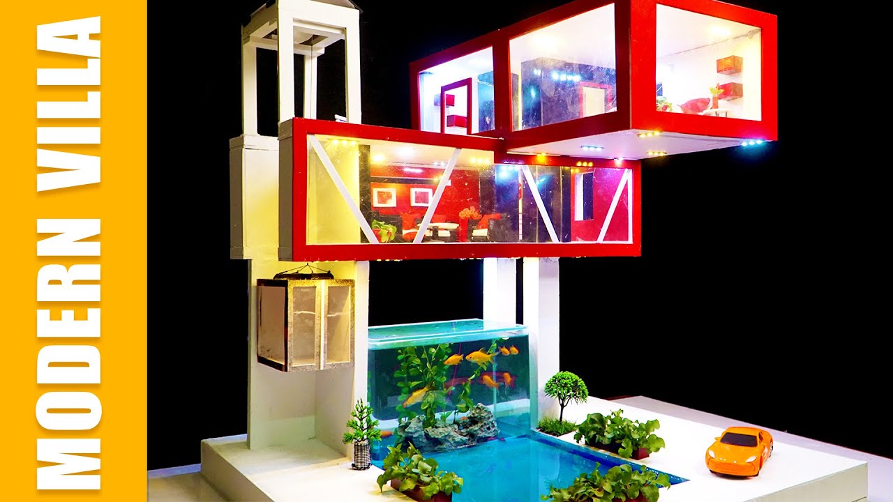 WOW Amazing! Perfect Goldfish Aquarium Mini house - How to make mini ...