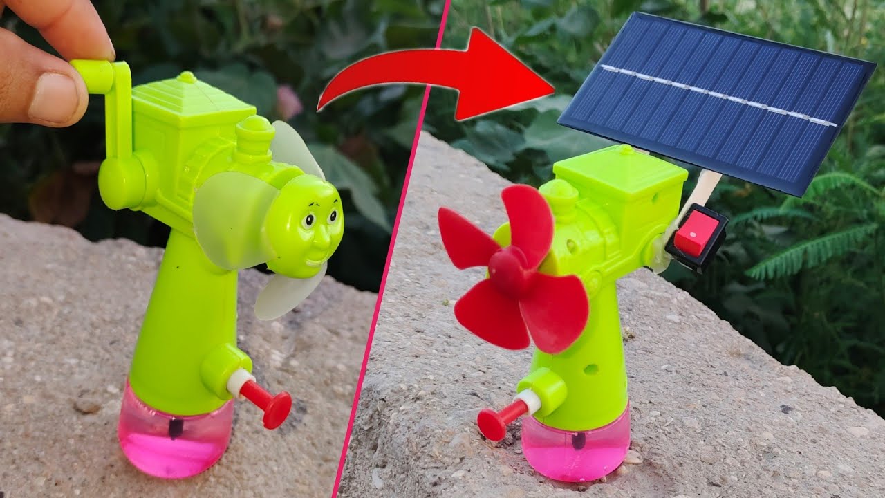 Amazing Inventions From Toy Handle Fan | How To Make Handle Fan To ...