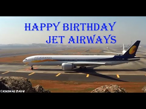 HAPPY BIRTHDAY JET AIRWAYS-|MISS JET AIRWAYS|ATR72,BOEING 737,AIRBUS ...