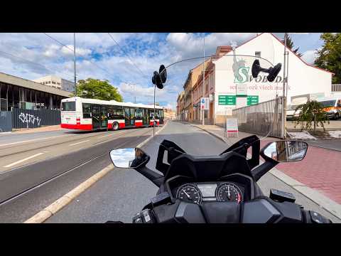 Cruising the Streets of Prague | Honda Forza 125 Scooter POV & Original Music