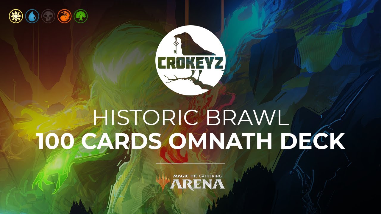 100 Cards Historic Brawl Omnath Deck | CROKEYZ MTG Arena - YouTube