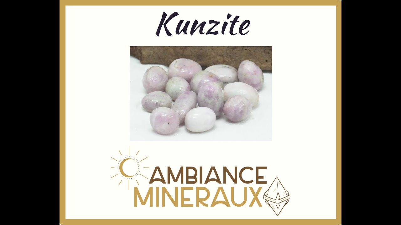La Kunzite. Ses propriétés. Une belle pierre anti-stress - YouTube