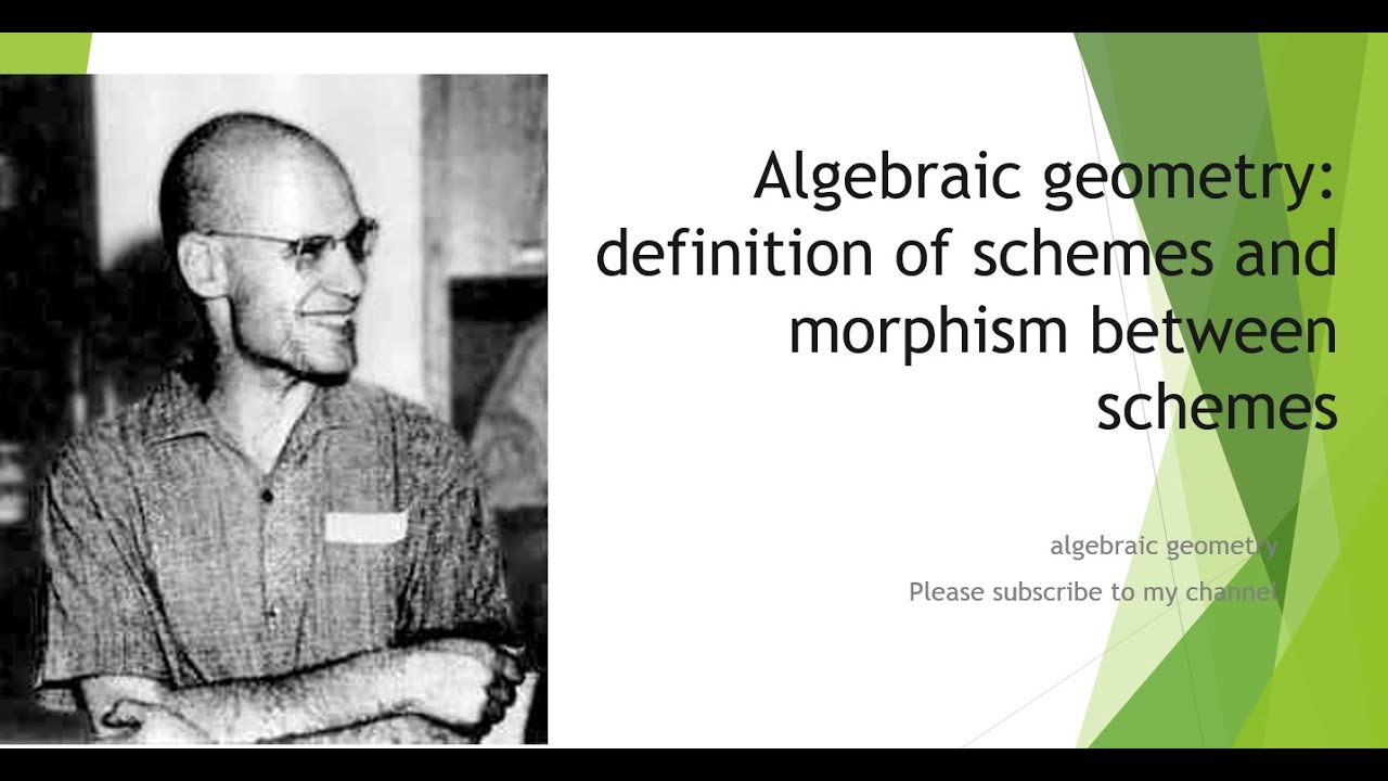 Algebraic geometry definition of schemes and morphism between schemes ...