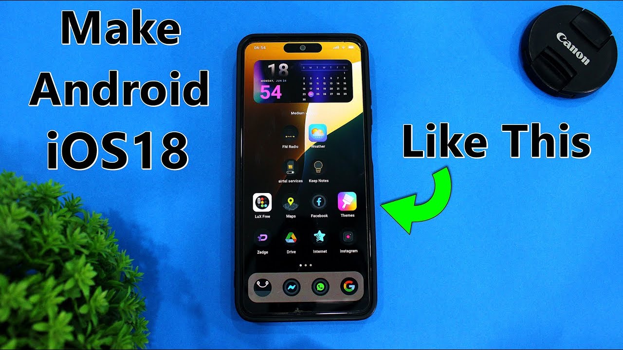 Turn Android to iOS 18 | install iOS 18 on Any Android Devices ...