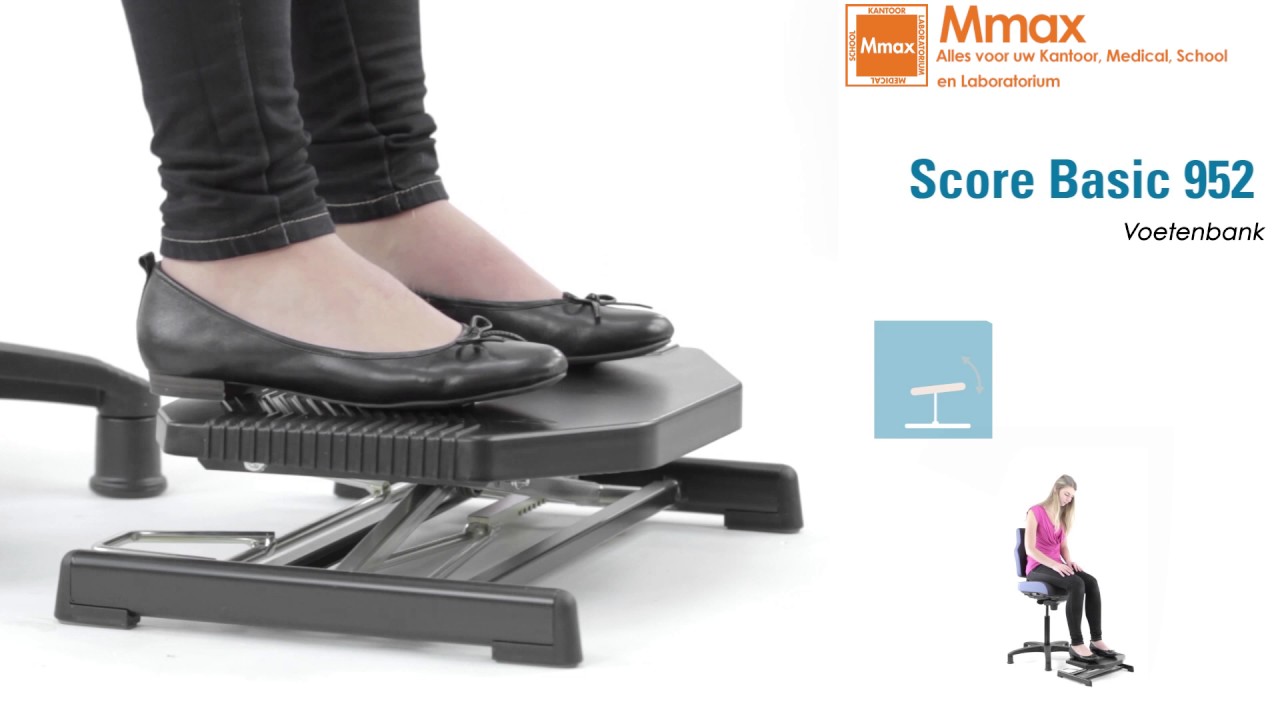 Hoe verstel ik de Score Basic 952 voetensteun? - YouTube