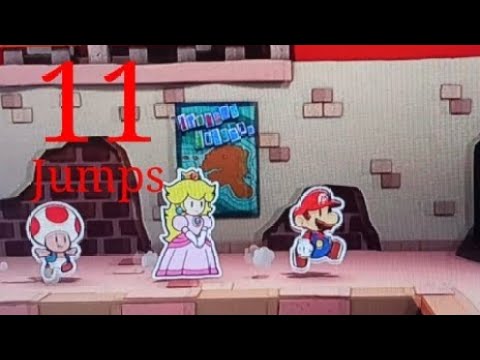 Paper Mario Color Splash: Port Prisma (Mini Paint Star 1/2) - 11x Jumps ...