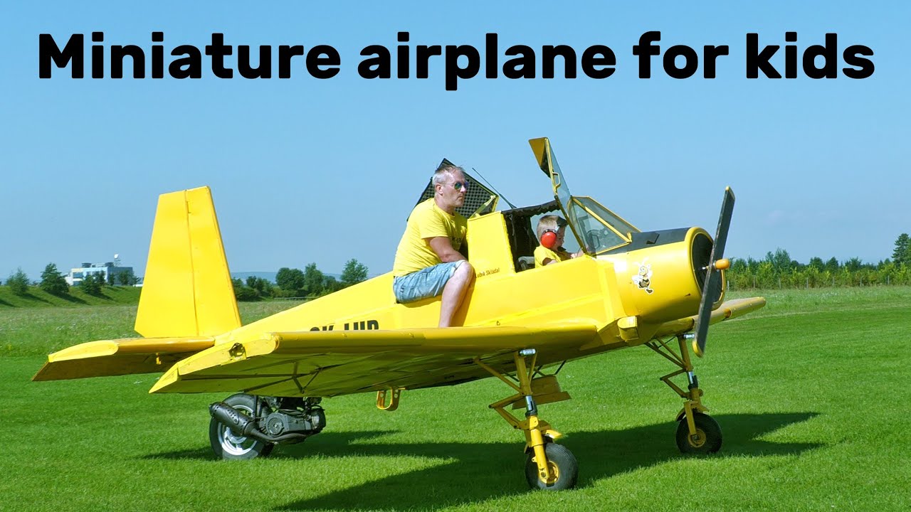 AMAZING Miniature Airplane for Kids Zlín Z-37 | 4K | Holesov 2024 - YouTube