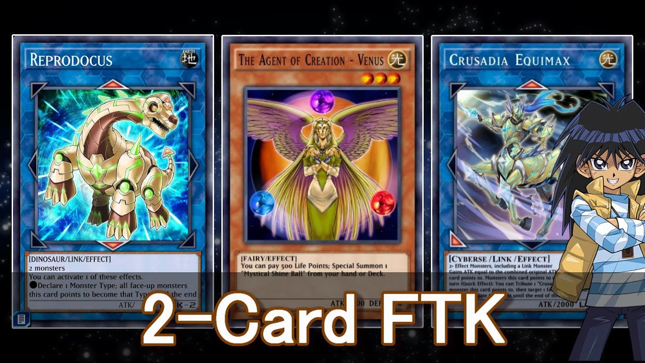 [Yu-Gi-Oh! Duel Links] 2-Card FTK (The Agent of Creation - Venus) ft ...