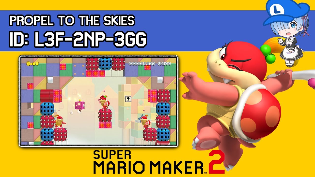 Propel to the skies - PROPELLER BOX Levels in Super Mario Maker 2 - YouTube