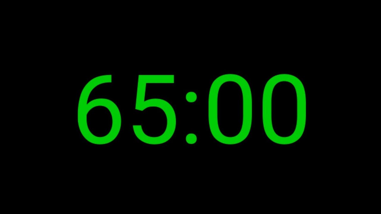 65 Minute Timer - YouTube