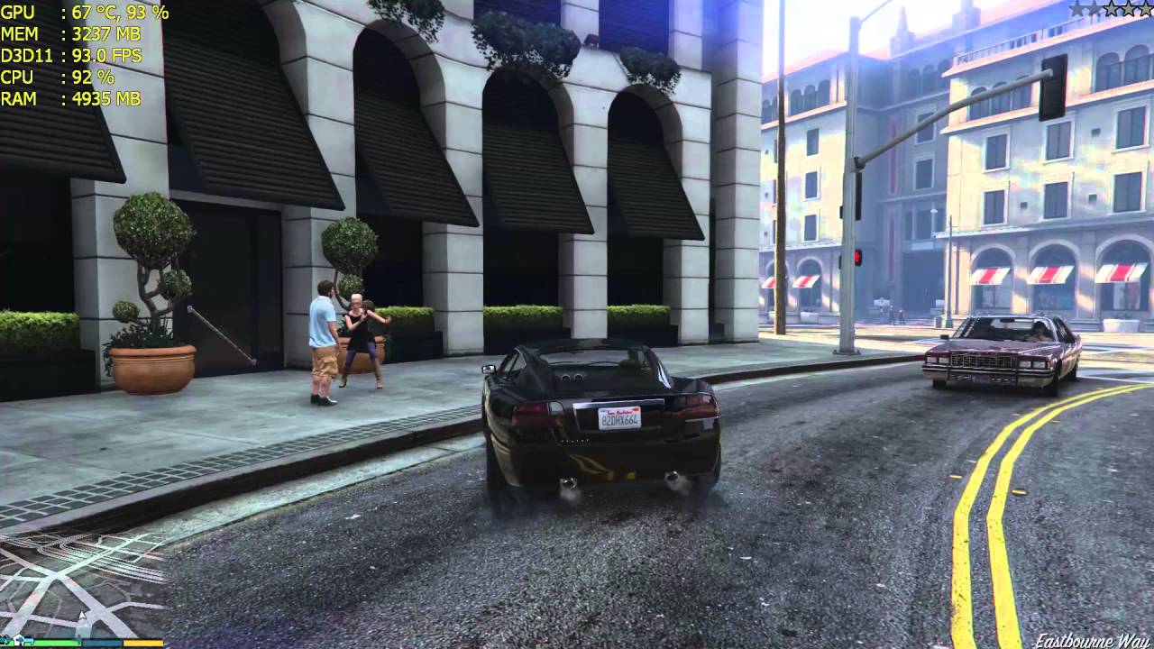 GTA V GTX 970 Very High / Ultra Settings Gameplay FRAME-RATE TEST - YouTube