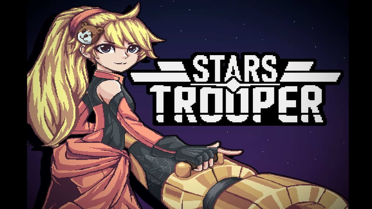Stars Trooper - Gameplay (retro-style top-down shooter) - YouTube