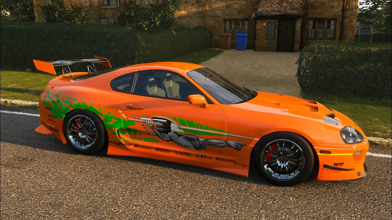 TOYOTA SUPRA BRIAN O'CONNER - FORZA HORIZON 4 - YouTube