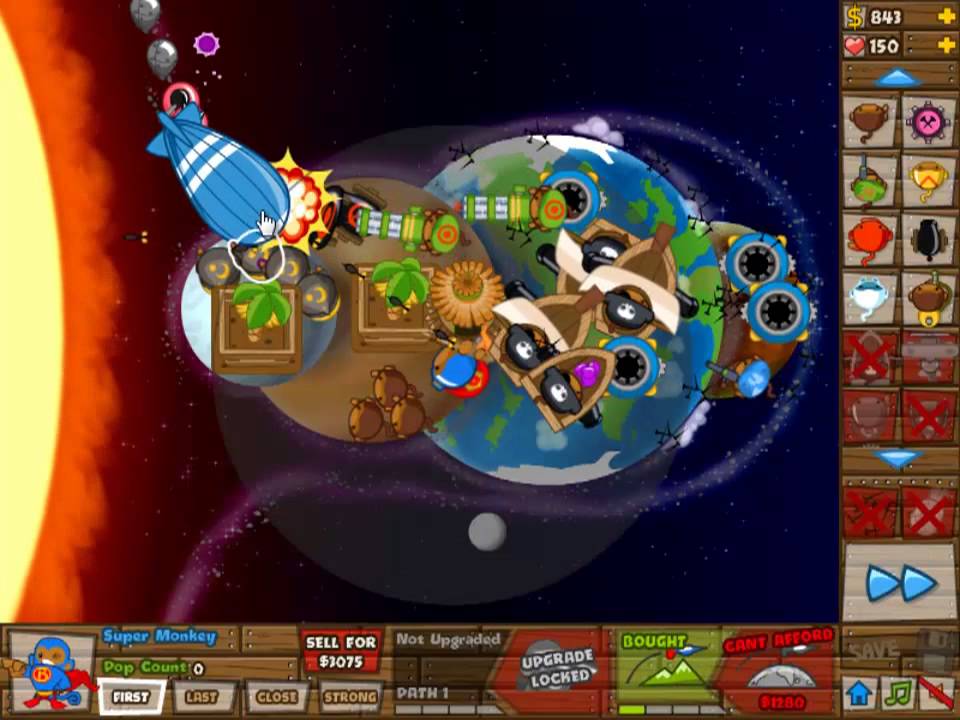 BTD5 October 21st 2013 Daily Challenge with English commentary - Bloons ...