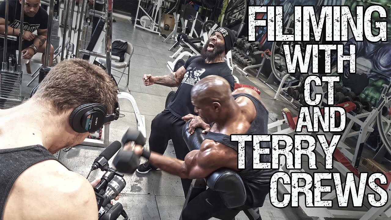 Filming with CT Fletcher and Terry Crews What?! - YouTube