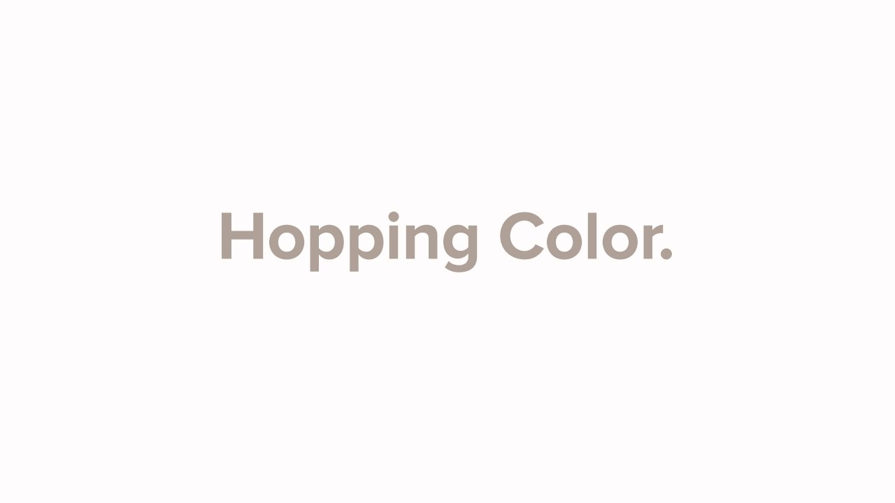 Hopping Color - YouTube