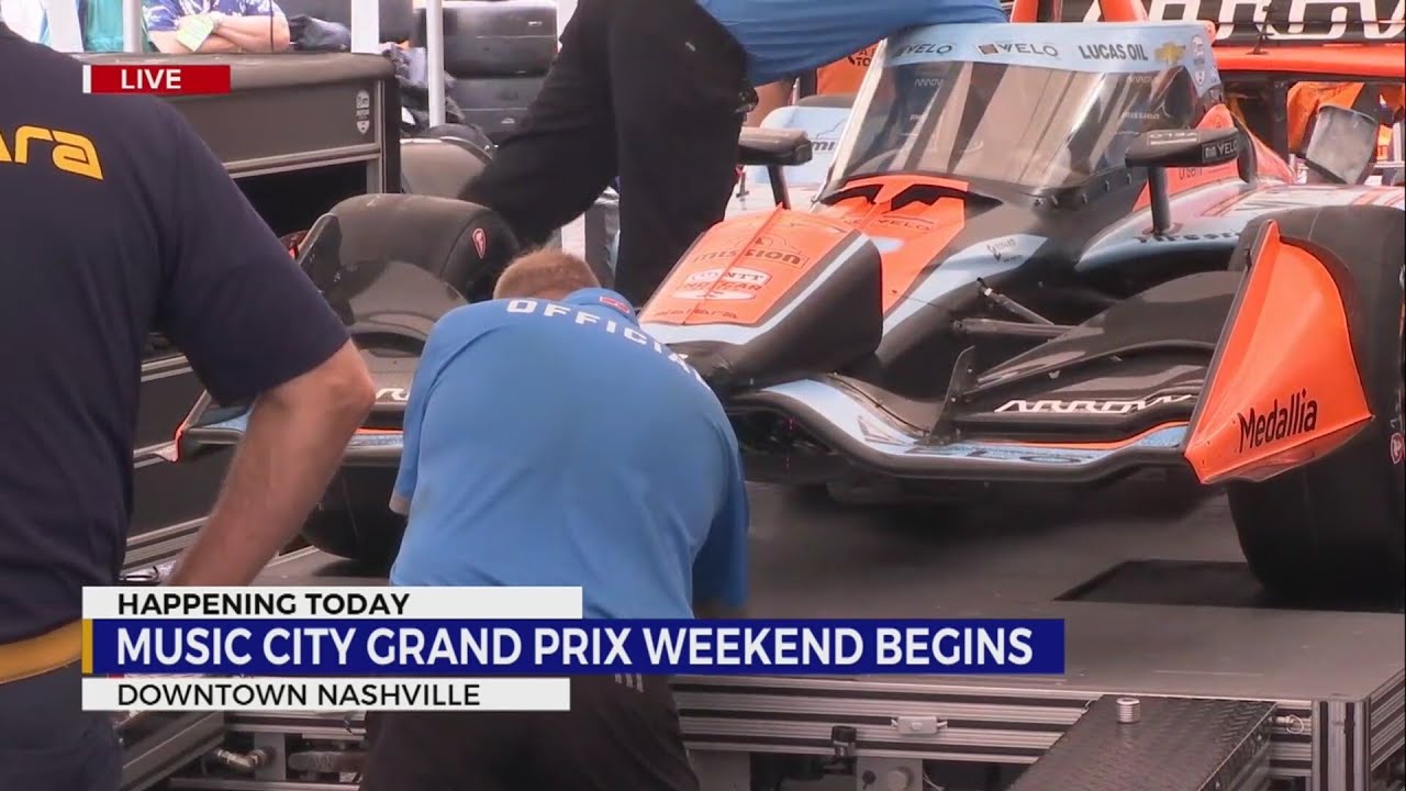 Grand Prix weekend begins in Nashville - YouTube