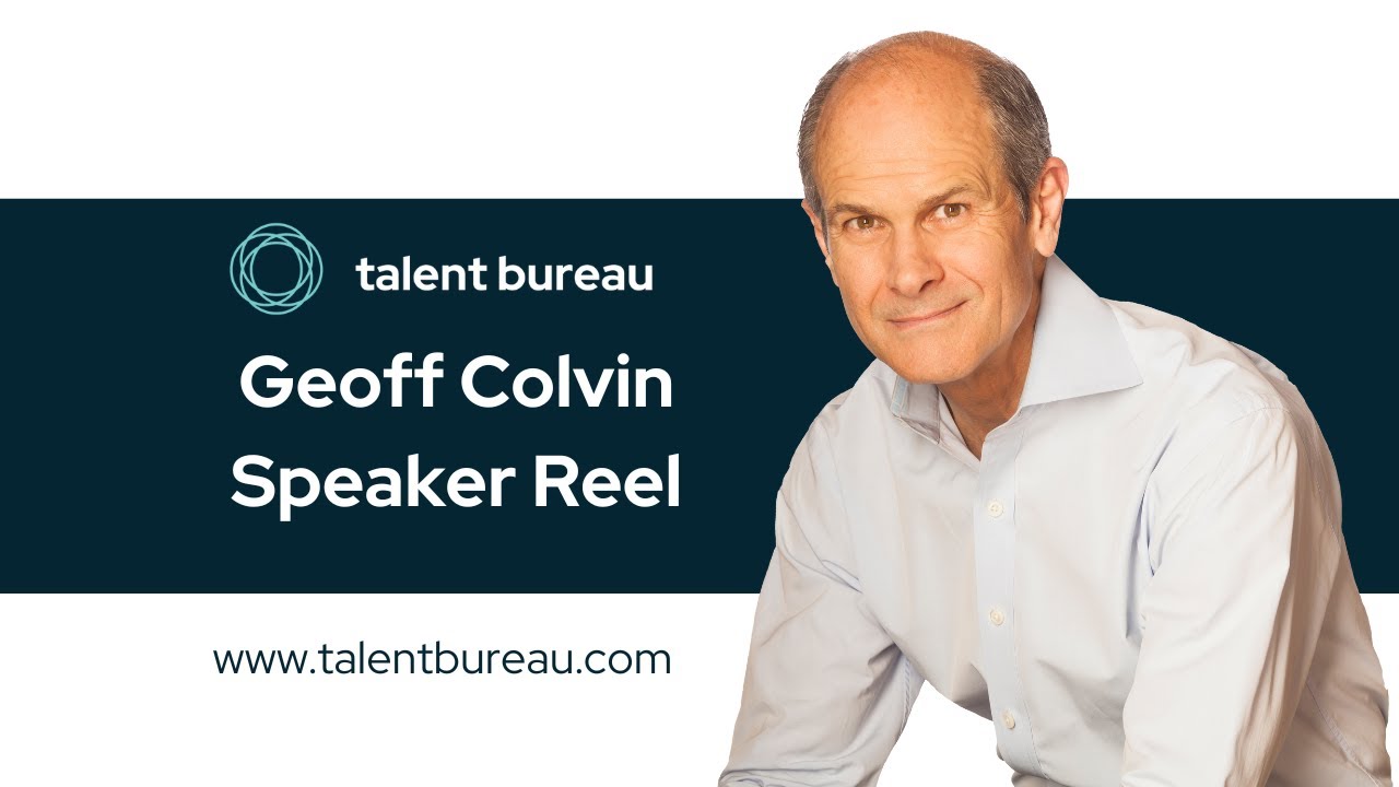 Geoff Colvin Speaker Reel - YouTube