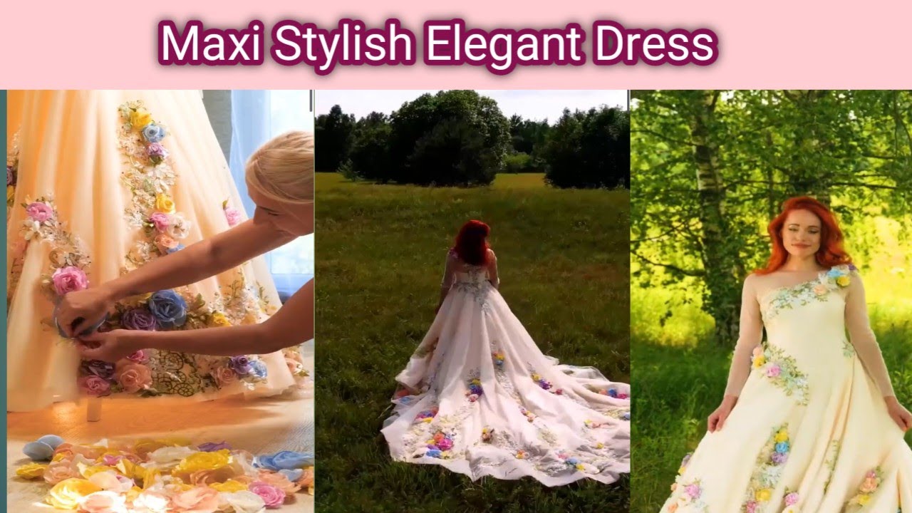 Maxi Cutting And Stitching Very Simple Stylish - YouTube