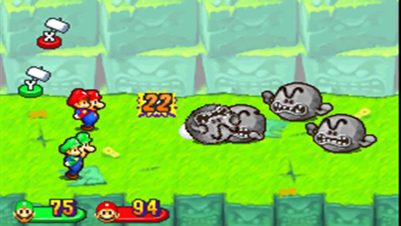 Mario & Luigi Partners in Time: Boss Fight 9 (Mrs. Thwomp) - YouTube