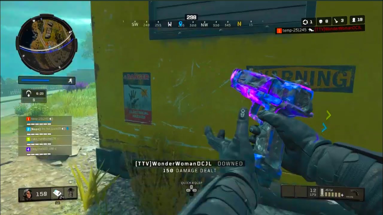 Call of Duty Black Ops 4 Galaxy Pistol Gameplay - YouTube