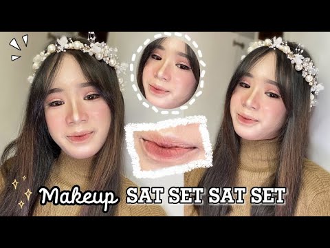 MAKEUP SAT SET SAT SET TAPI BIKIN PANGLING!! TUTORIAL MAKEUP CEPAT ...