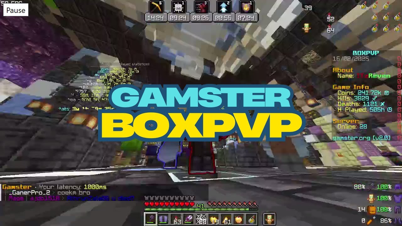 Playing Gamster BoxPvP ... - YouTube