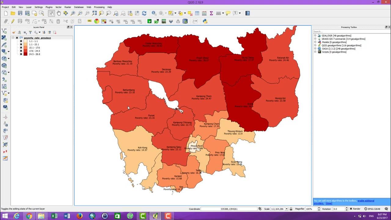 QGIS Label two fields - YouTube